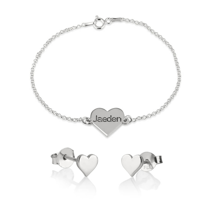 Heart Jewellery Set