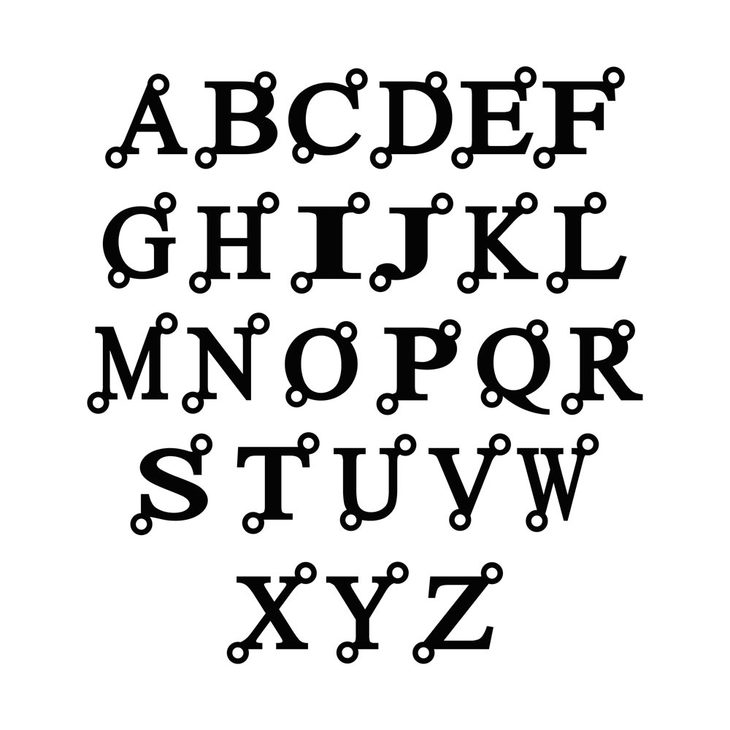 Sideways Letter Necklace