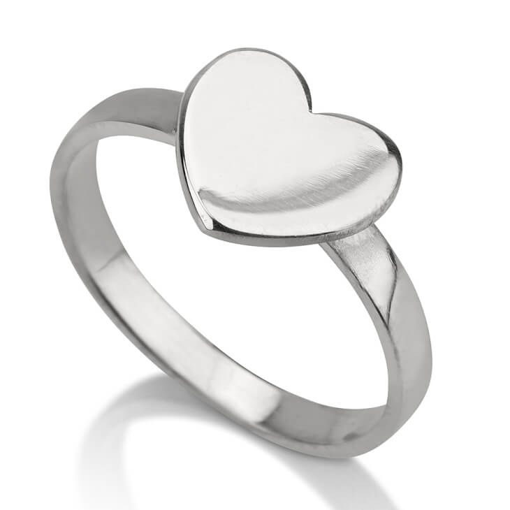 Sterling Silver Heart Ring - Shop Now!